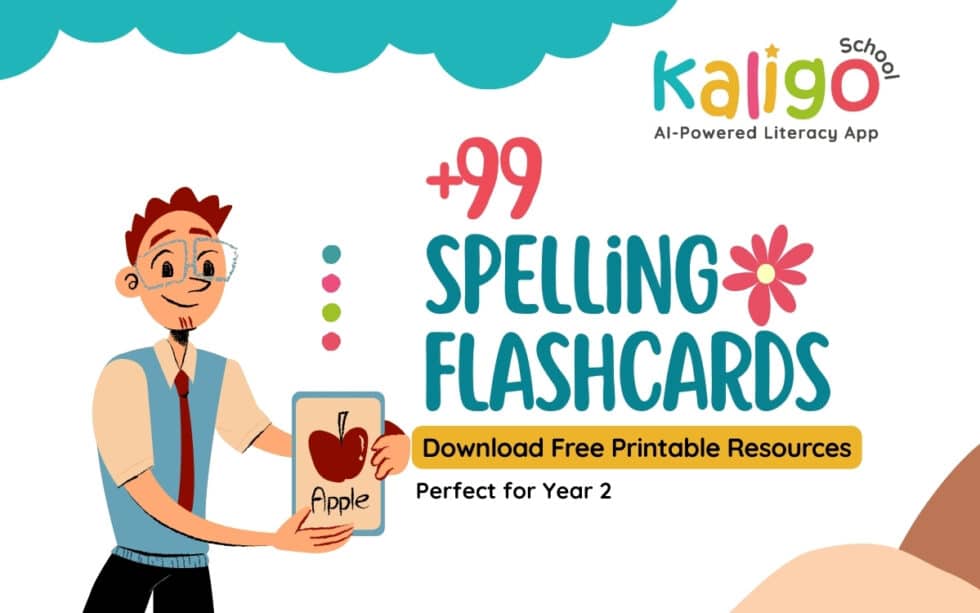 Download Free Printable Year 2 Spelling Flashcards