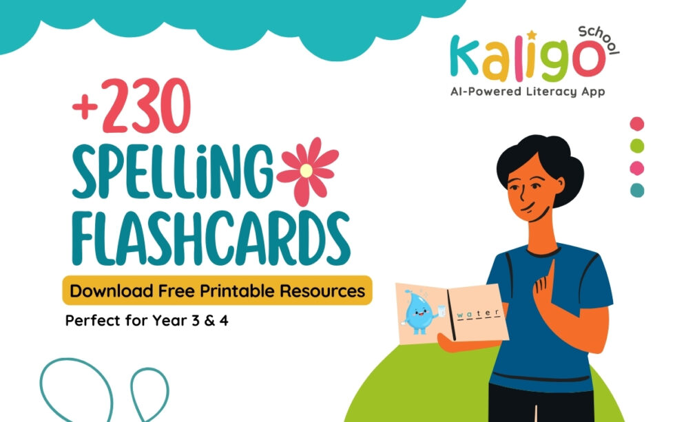 Download Free Printable Year 3 and 4 Spelling Flashcards