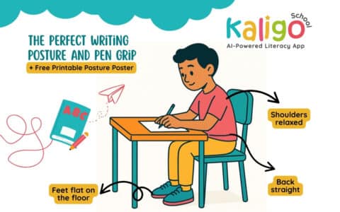 The Perfect Writing Posture and Pen Grip- Kaligo