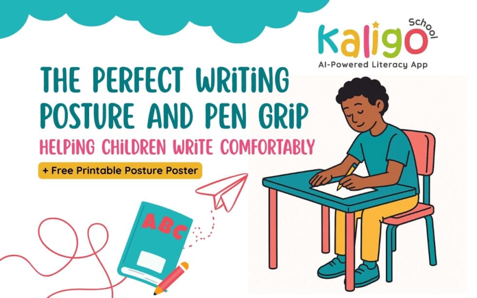 The Perfect Writing Posture and Pen Grip- Kaligo